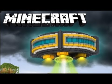 How to make a UFO in Minecraft Minecraft mein UFO kaise banaen - YouTube