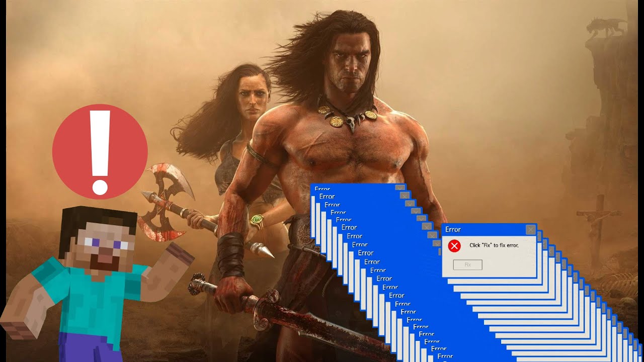 Minecraft Fail 😂 Game Dimension Conan Exiles 🌌 ( FL l'original ) - YouTube