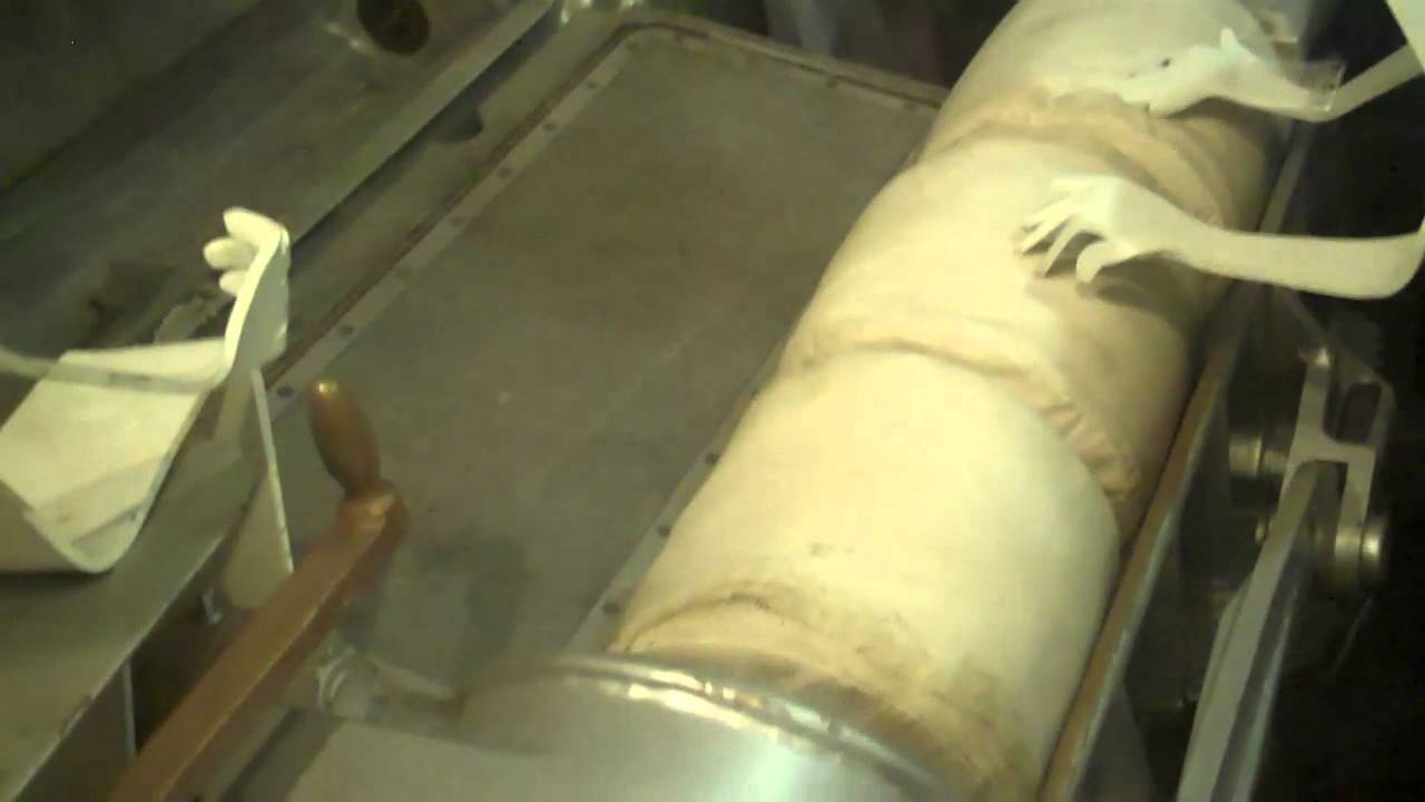 Battleship North Carolina Turret Gun Gun Powder Loading Station - YouTube