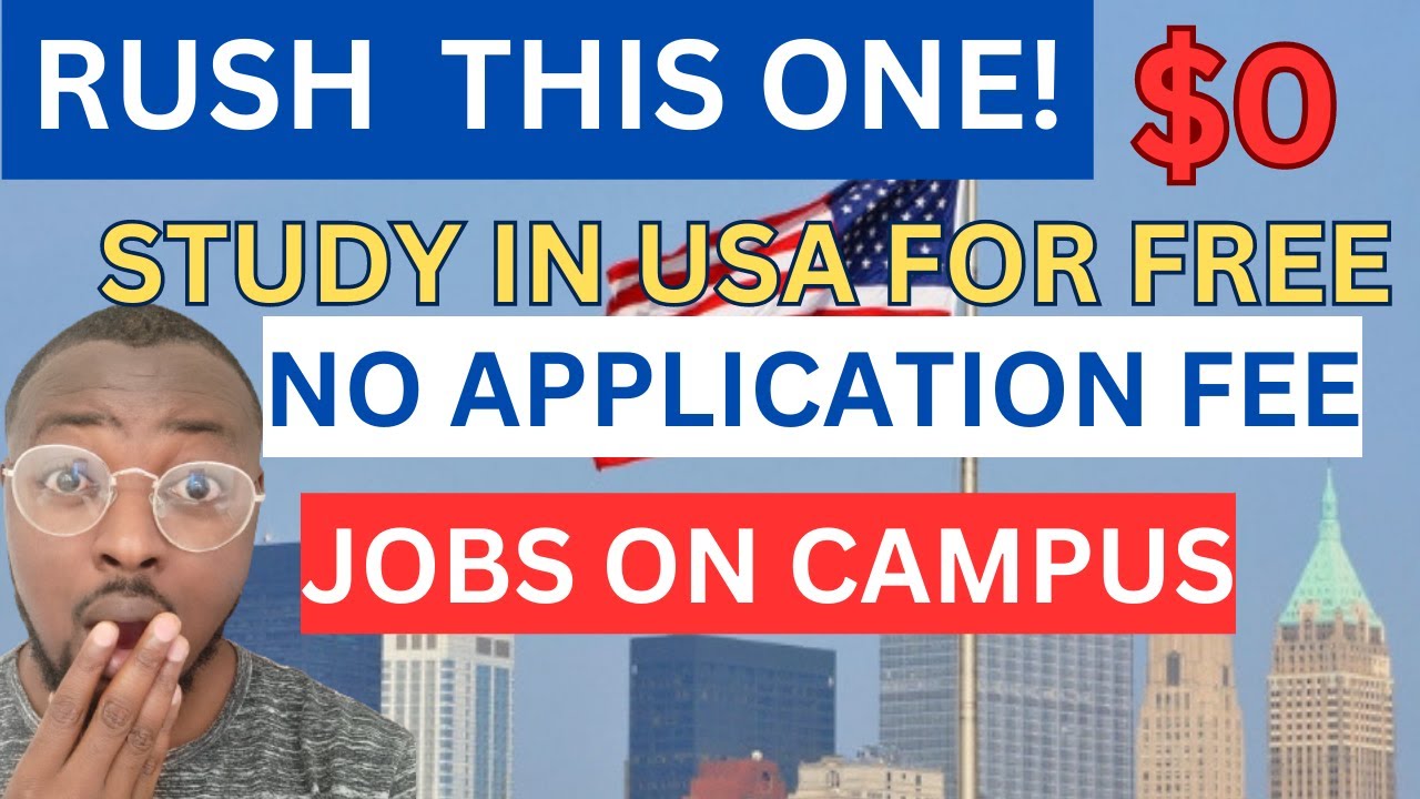 How to study in the US for FREE | Education in the USA | NO Application ...