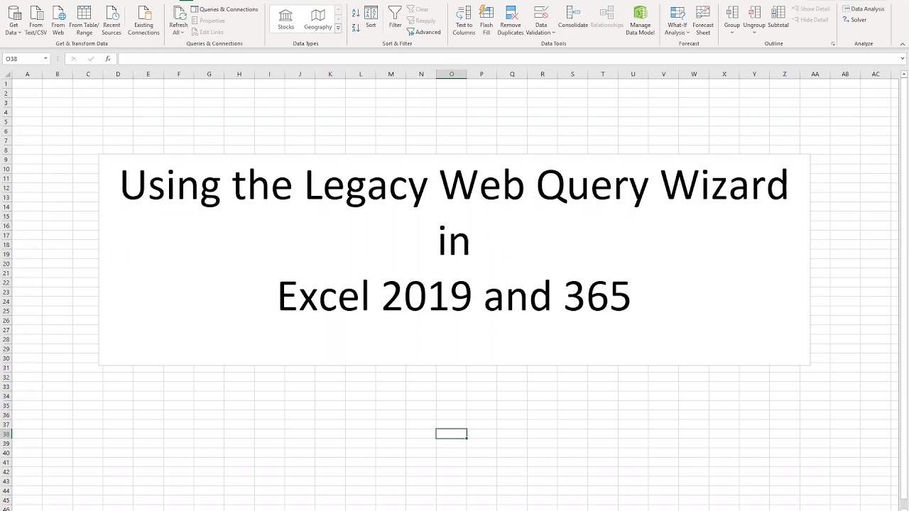 legacy web query - YouTube