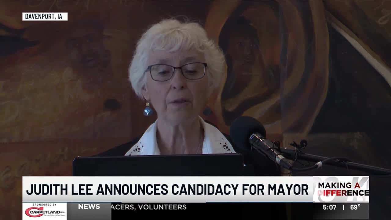 Judith Lee announces candidacy for Mayor - YouTube