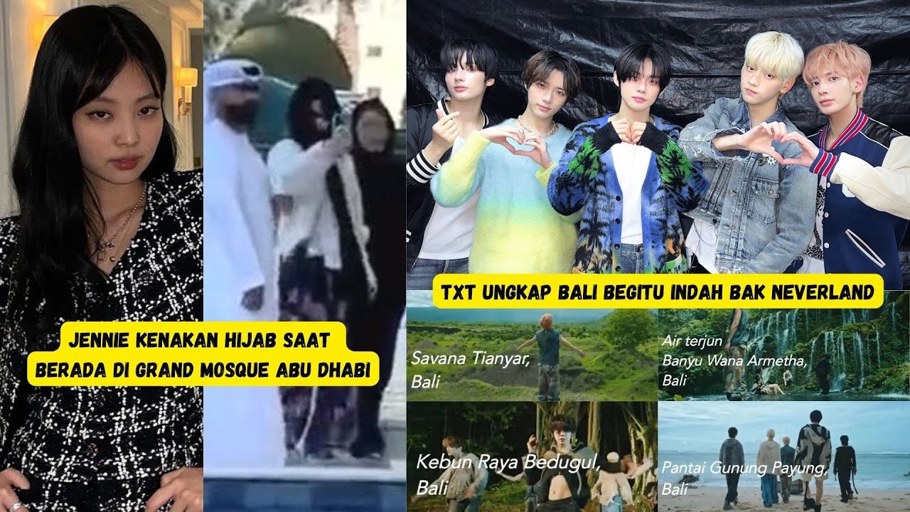 Jennie BLACKPINK Pakai Hijab Saat Kunjungi Masjid Abu Dhabi, TXT Ungkap ...