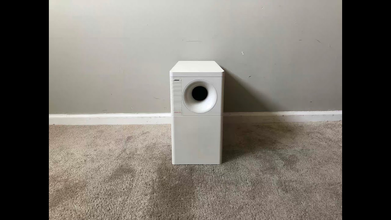 Bose Acoustimass 7 Home Theater Passive Subwoofer Speaker System - YouTube