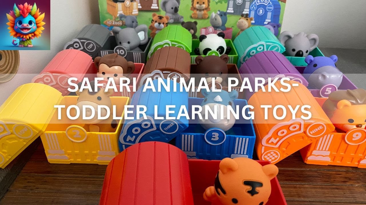 🧸🧸safari animal toys for toddlers/Unbox- Play and Learn - YouTube