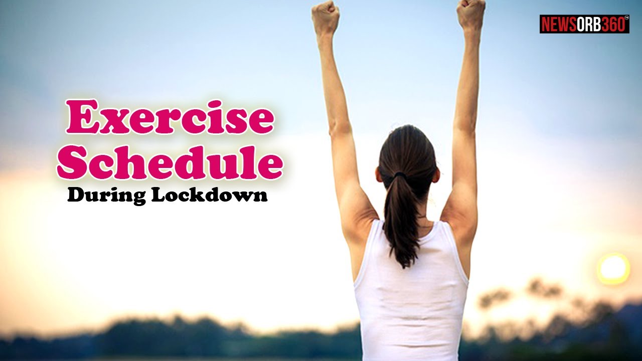 Minimum Exercise Schedule during this Lockdown - YouTube