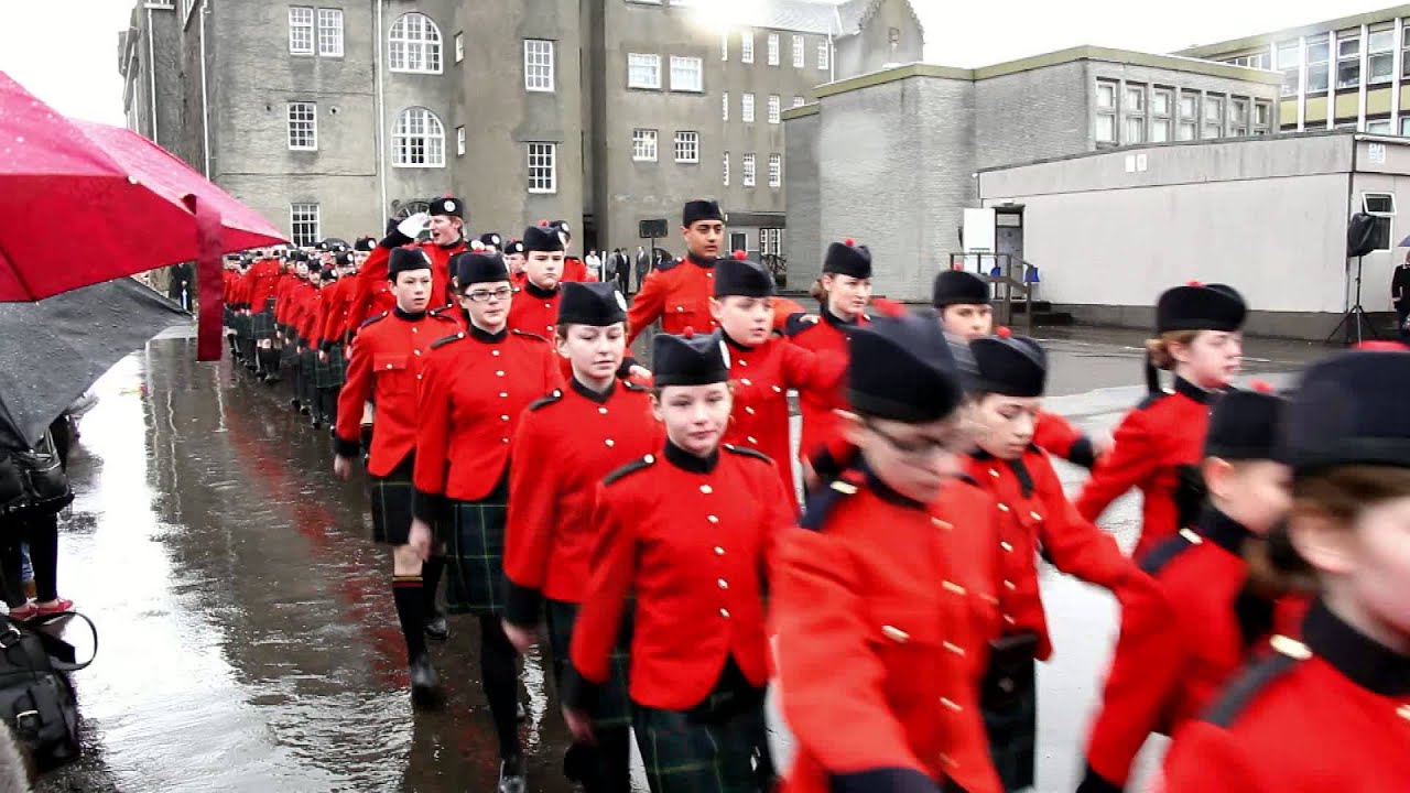 Queen Victoria School, Dunblane. Parade Sunday. - YouTube