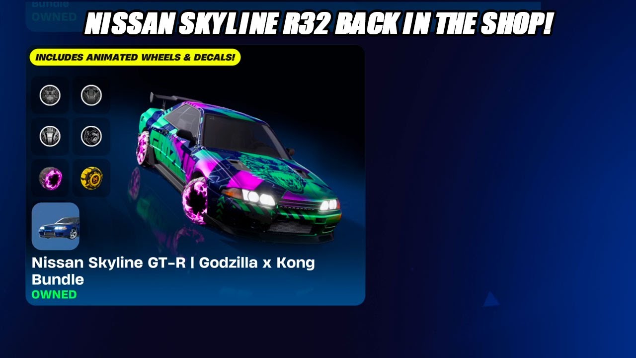 Nissan Skyline GT-R R32 Back In The Fortnite Item Shop!! - Fortnite ...