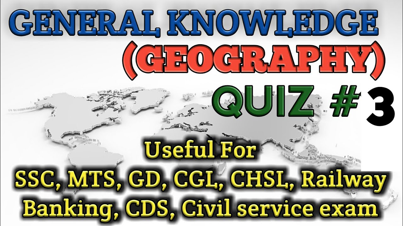 Geography General knowledge | Geography MCQ | Geography Quiz | Indian ...