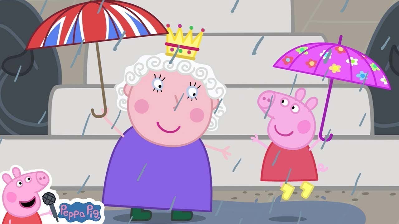 Peppa Pig Meets the Queen in London 🐷👑 Peppa Pig Nursery Rhymes and ...