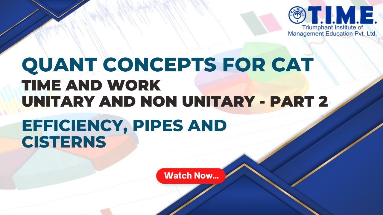 CAT concepts - Time and Work - Unitary and Non Unitary - Part 2 ...