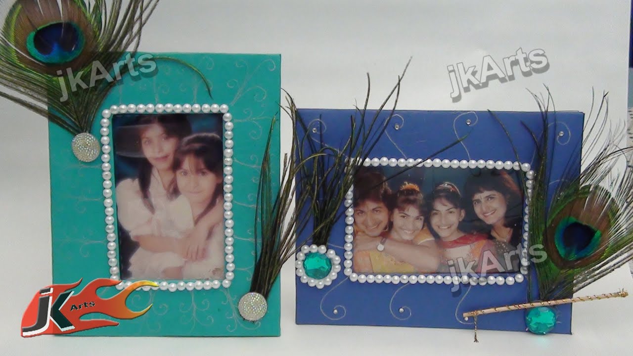 DIY How to make Photo Frame using playing cards | JK Arts 272 - YouTube