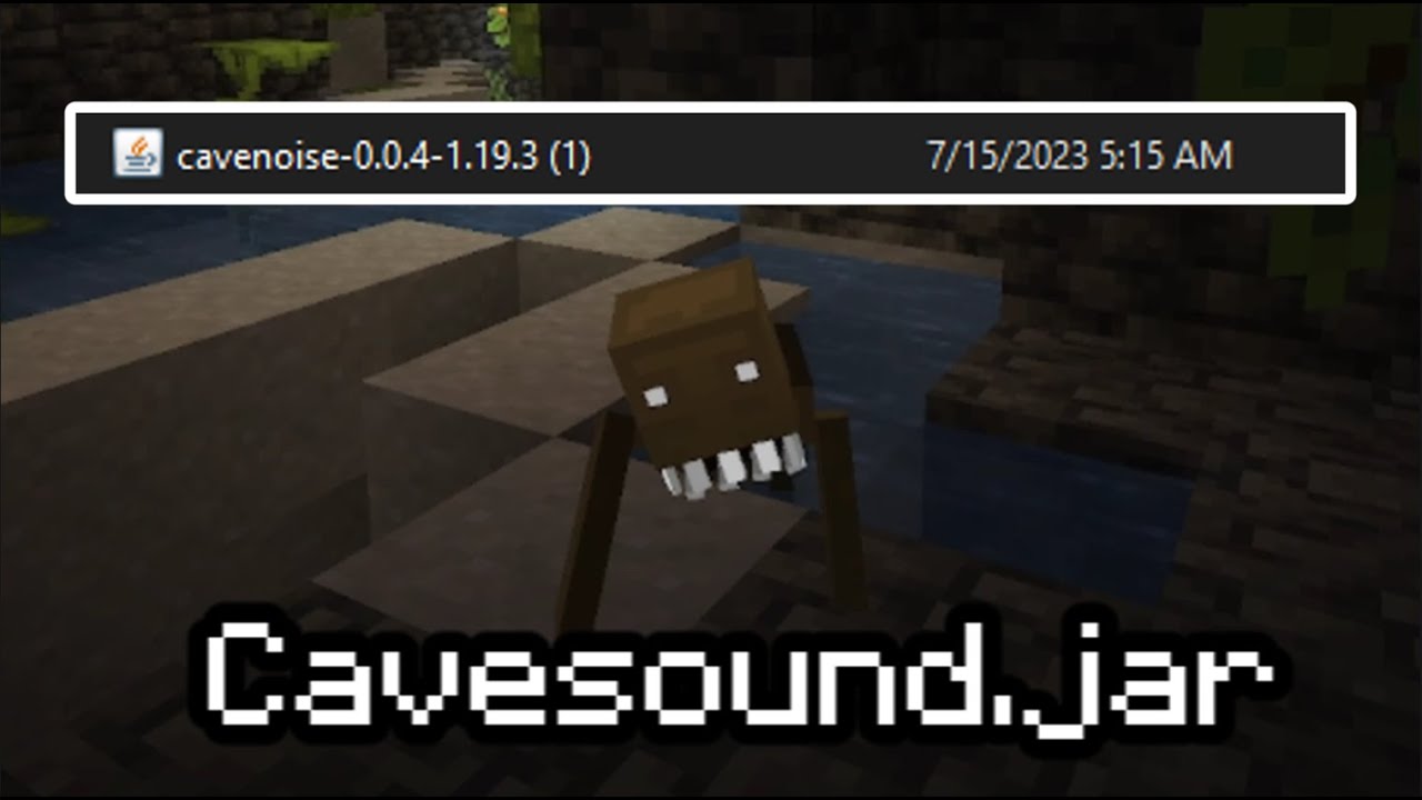 Cavenoise.jar MINECRAFT MOD THIS IS THE SCARIEST THING IVE PLAYED IN A ...