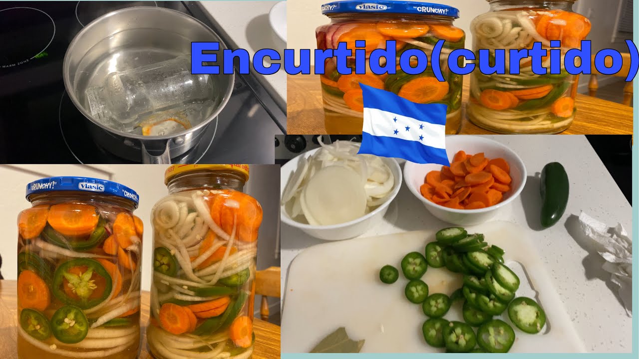 ENCURTIDO HONDUREÑO TRADICIONAL PASO A PASO. - YouTube