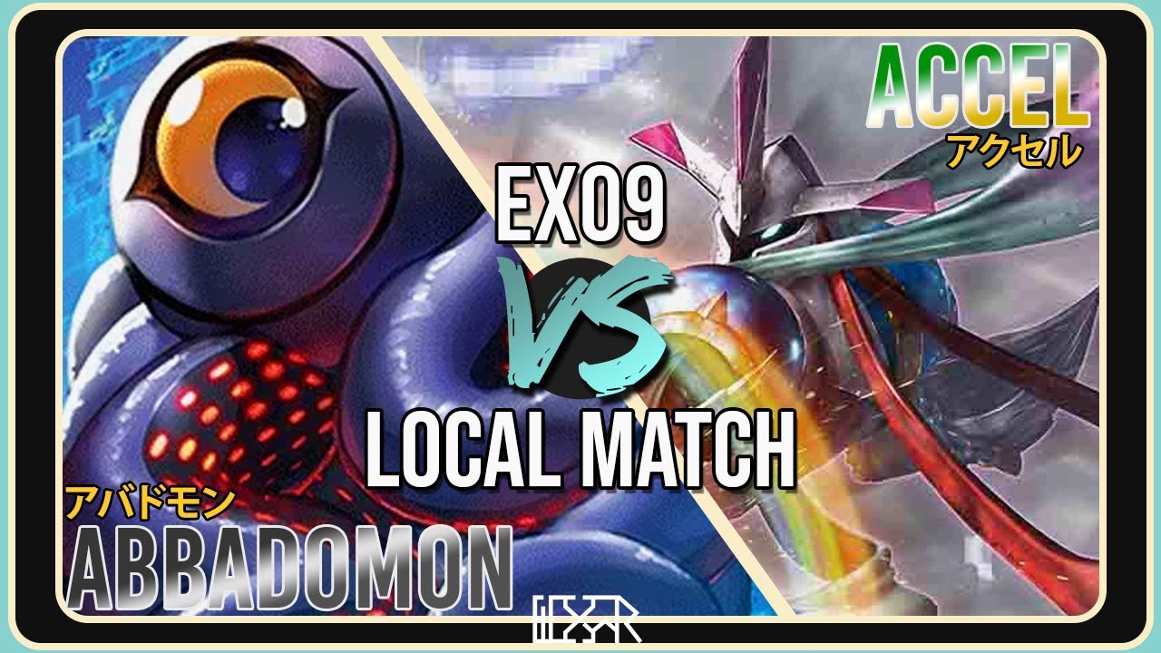 Abbadomon vs ACCEL [Digimon TCG EX9 Local Match] Match Commentary - YouTube