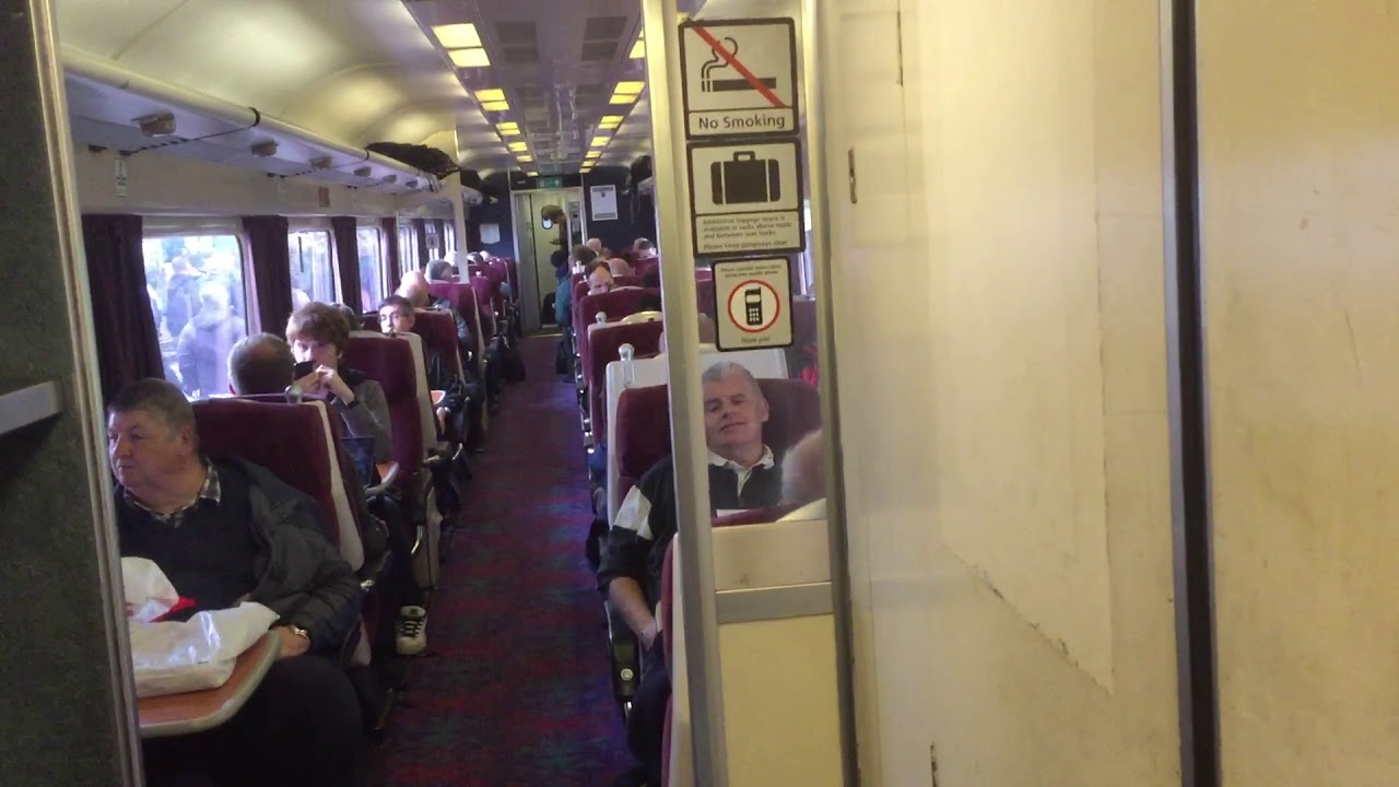 The review of the inside of the prototype hst power cars coaches - YouTube
