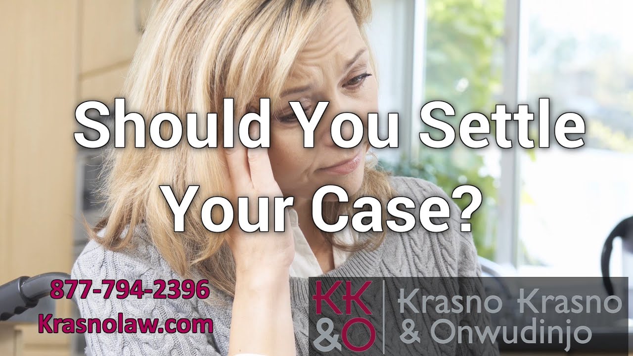 Should You Settle Your Case? - YouTube
