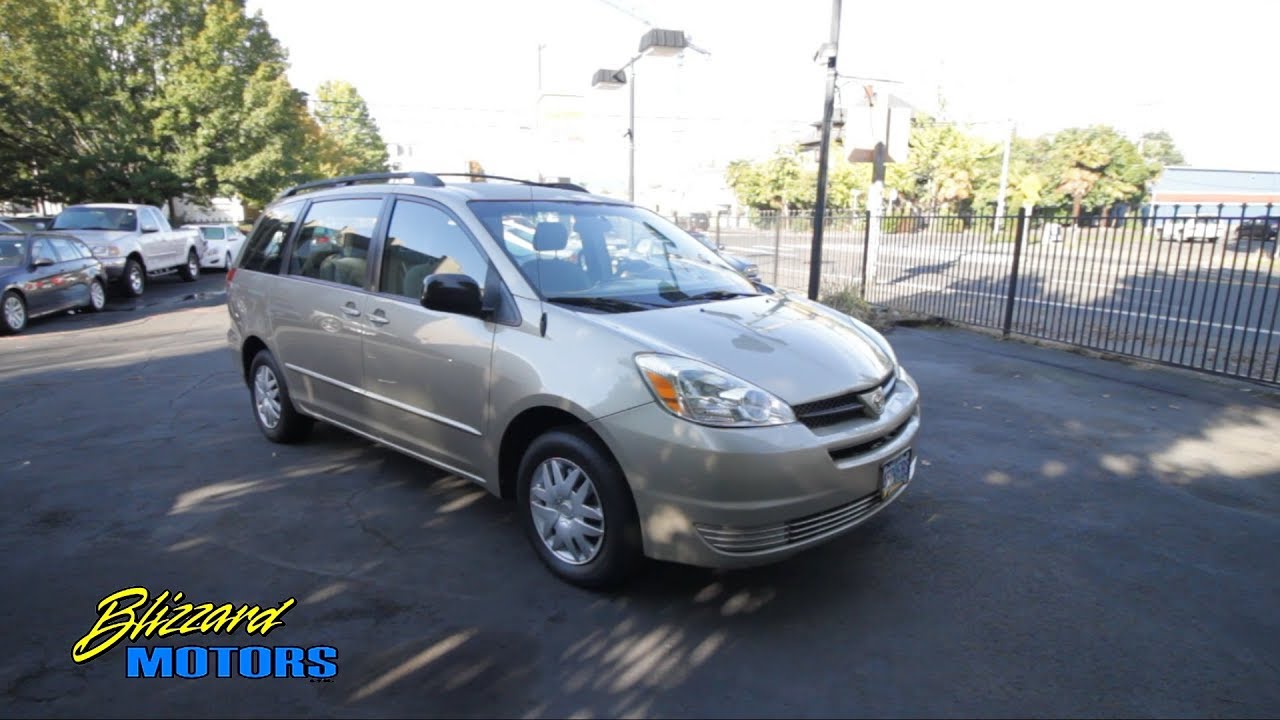 2004 Toyota Sienna CE - YouTube