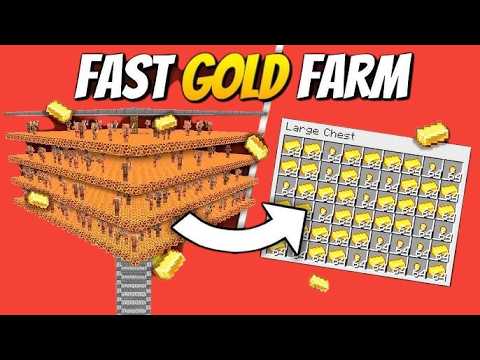 Minecraft Easy Gold Farm 1.21+ | Easiest Gold farm in minecraft 1.21 ...