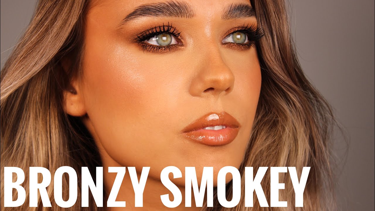 Easy Bronzy Smokey Eyes Makeup Tutorial | Claudia Neacsu - YouTube