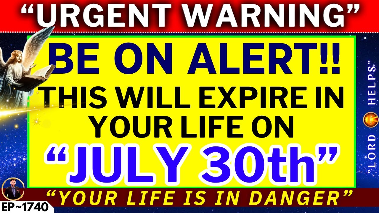 🛑GOD SAYS - "BE ON ALERT AND MARK THIS DATE... YOUR LIFE WILL BE ...