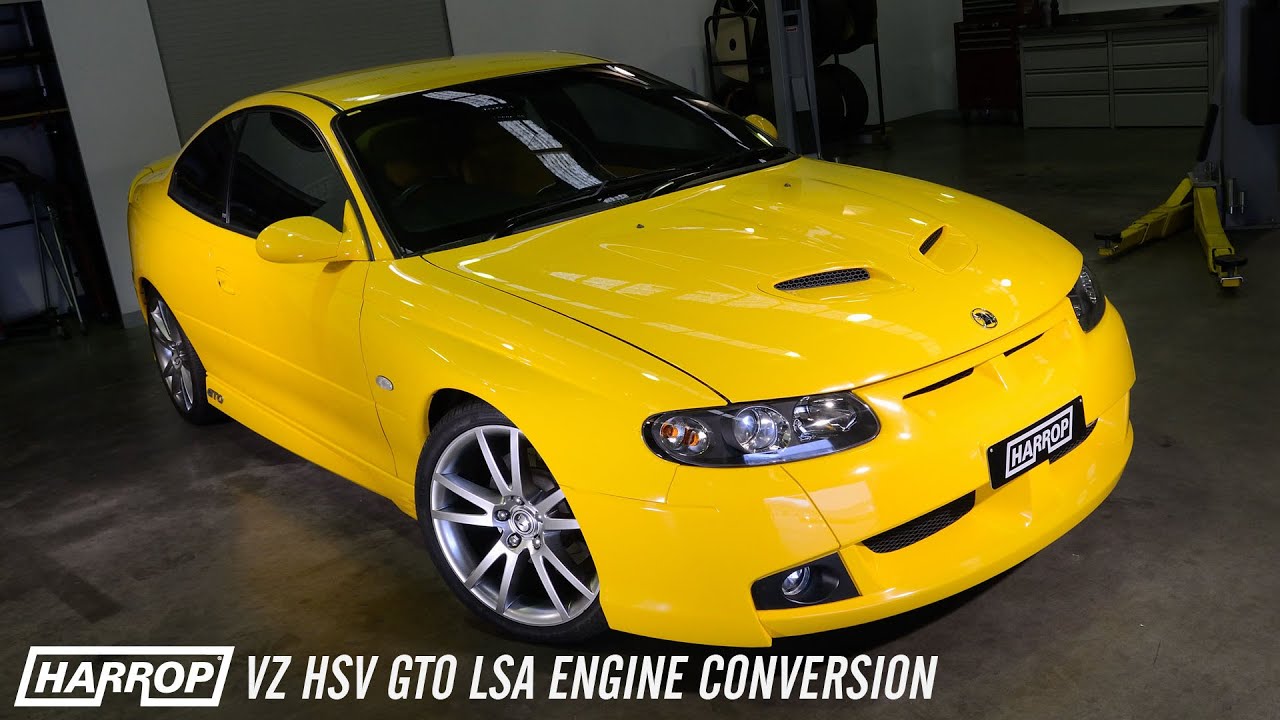 Harrop LSA engine conversion into a VZ HSV GTO - YouTube