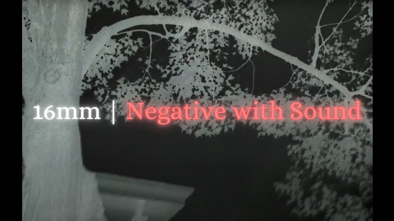 16mm | Negative with Sound || Experimental Film Short - YouTube