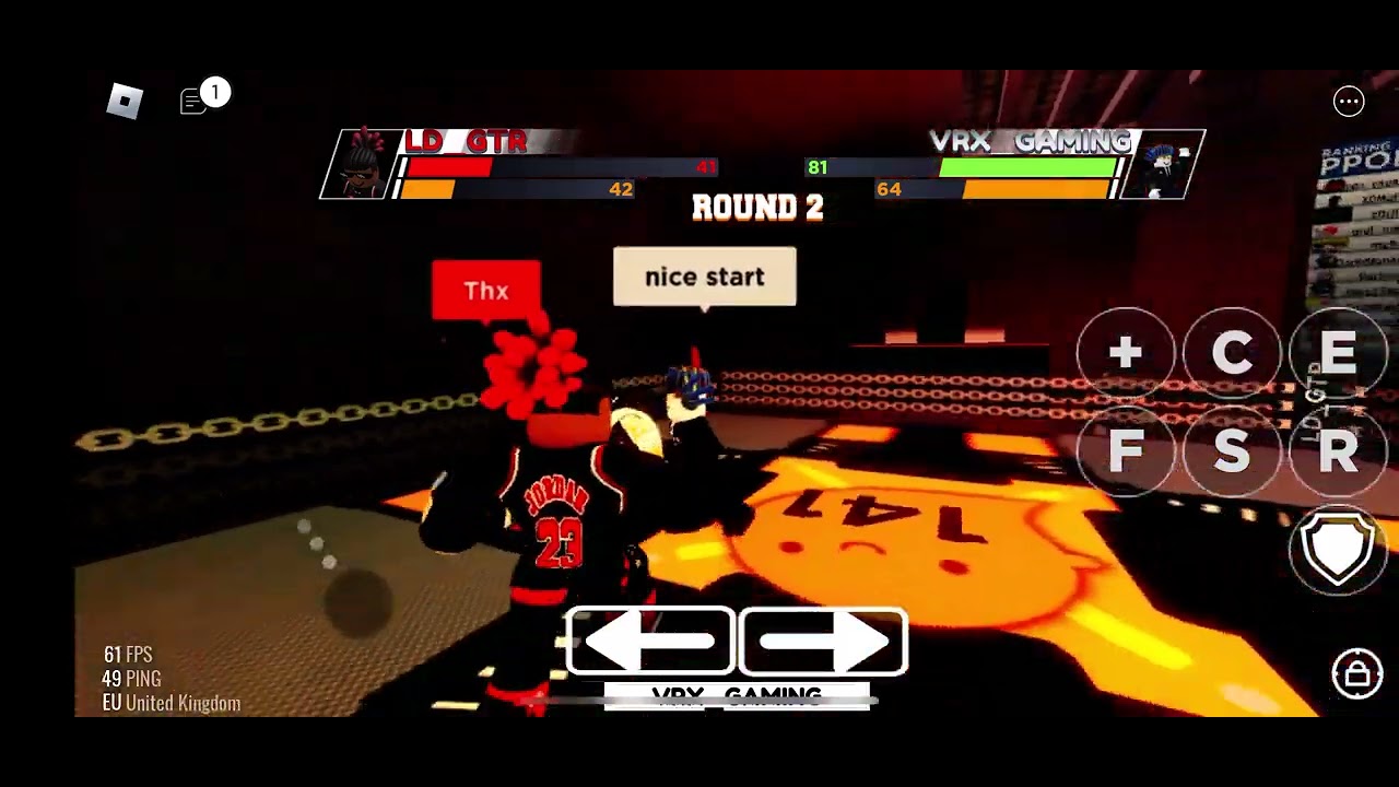 1v1 a fan in boxing league - YouTube
