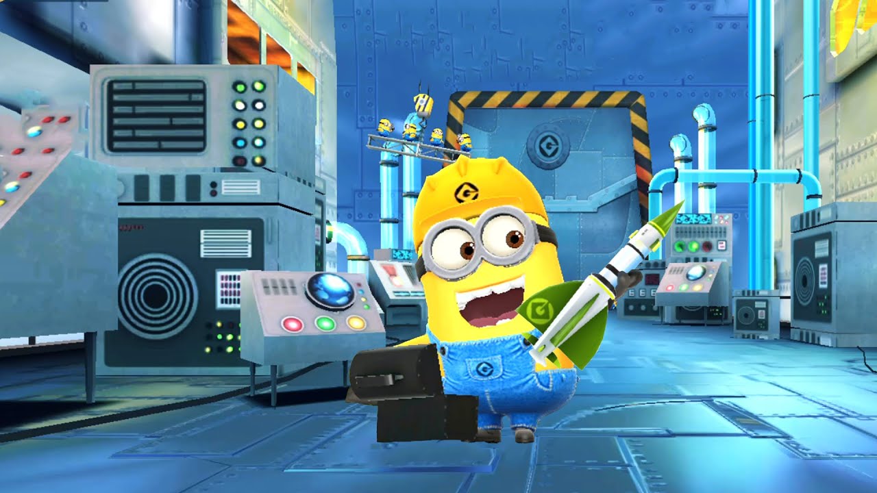 Despicable Me Minion Rush - Worker Minion Fly for 3m 35s on Gru's ...