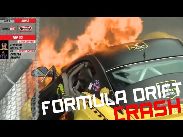 The Story Behind The Ferrari Drift Car Fire At Formula D Long Beach