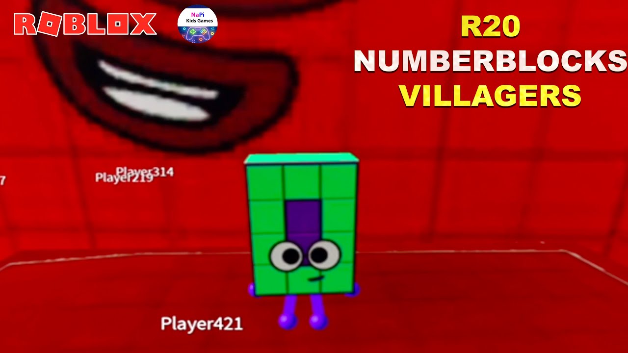 Roblox R20 NUMBERBLOCKS VILLAGERS | NaPi Kids Games - YouTube