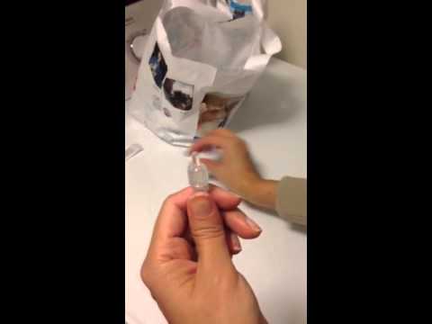 How to change the IV needle - YouTube