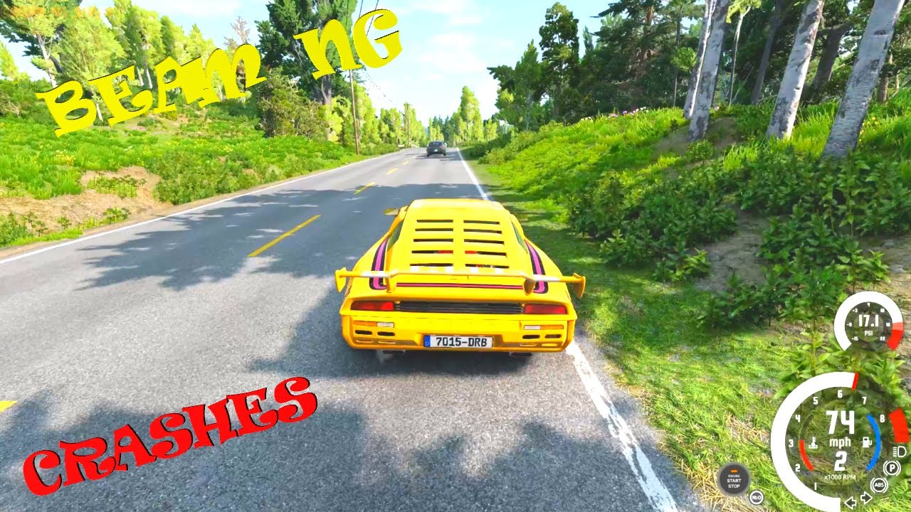High Speed Traffic Car Crashes #328 - BeamNG Smash - YouTube