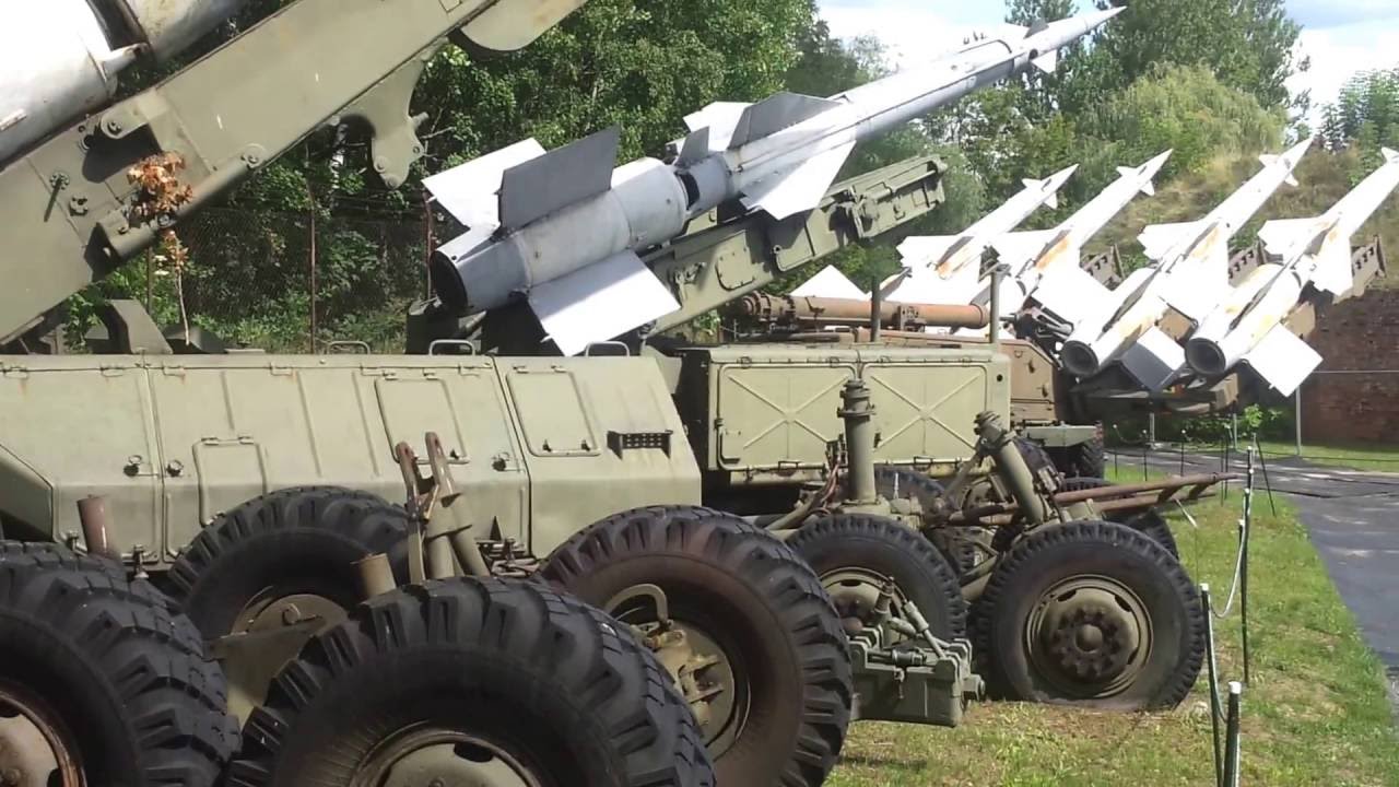 S-125 Neva/Pechora Soviet surface-to-air missile system, Polish Army ...