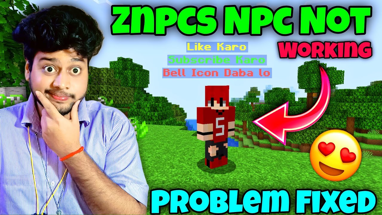 How To Fix NPC Not Working in Znpcs plugin | Znpcs Player Not Showing ...