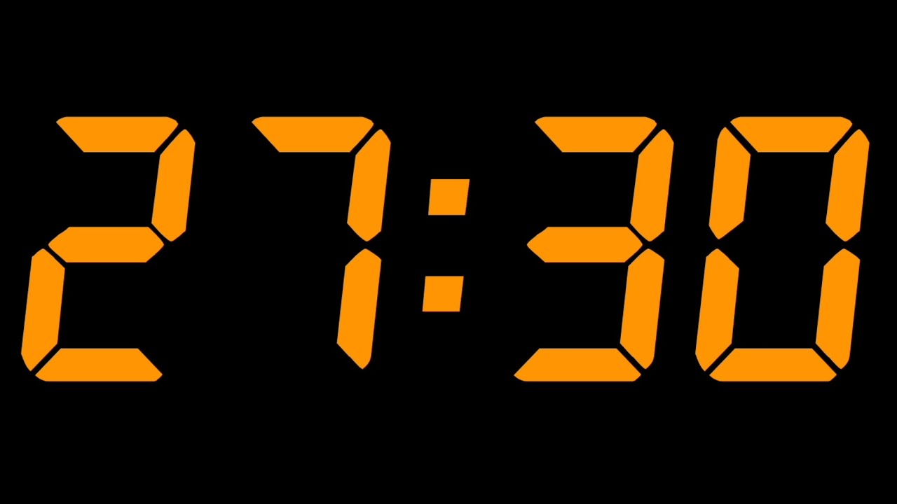 27 MINUTE and 30 SECONDS TIMER-YouTube - YouTube