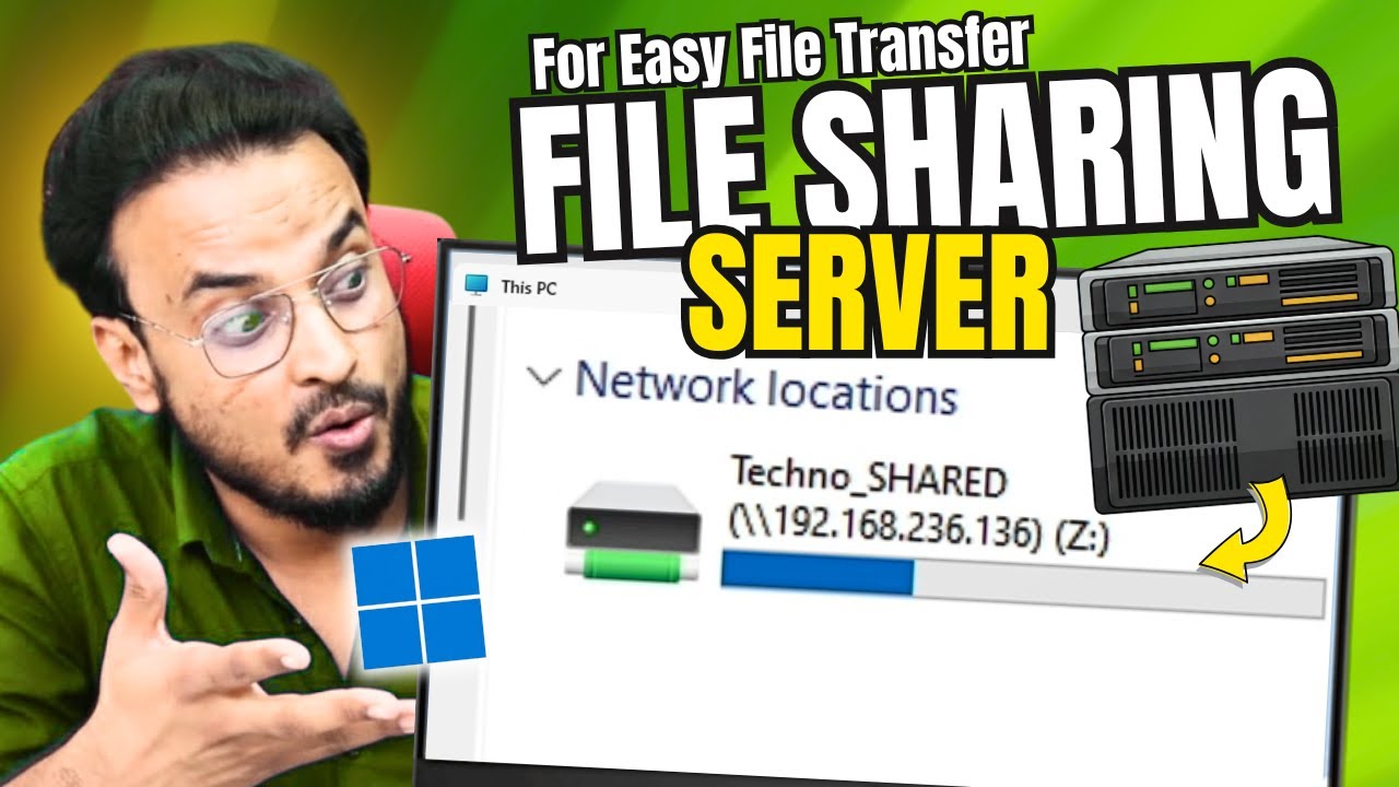 SETUP Your FILE SHARING Server on Windows in 10 MINUTES - YouTube
