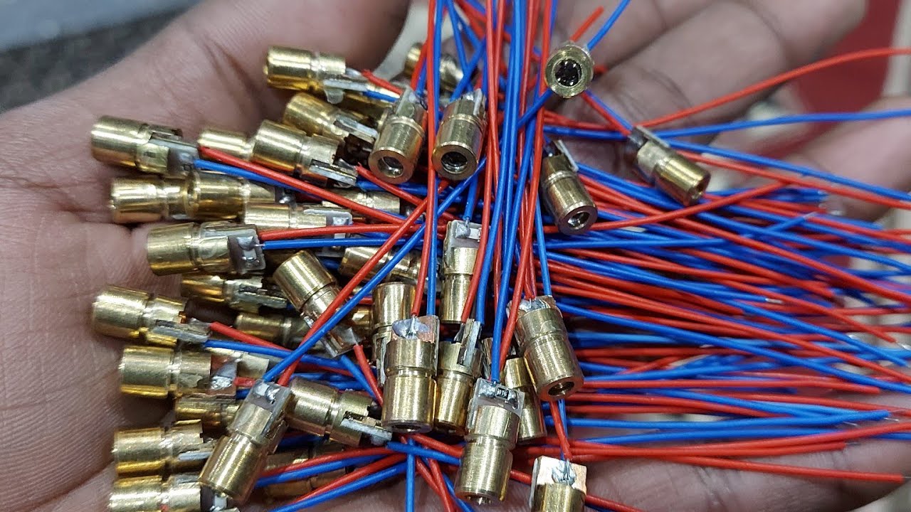 Laser 5v 650nm Red Dot Laser Diode - YouTube