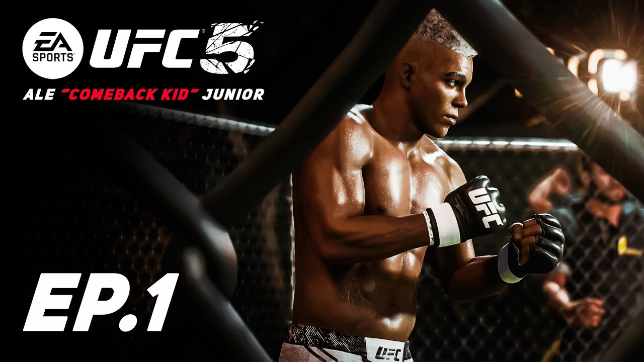 UFC 5 Carreira NOVA #1: ALE "COMEBACK KID" JUNIOR - YouTube