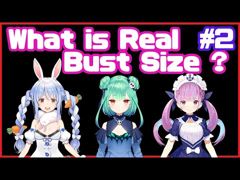[ HOLOLIVE ] secret Q&A reveal Bust / Breast size of Japanese Vtuber ...