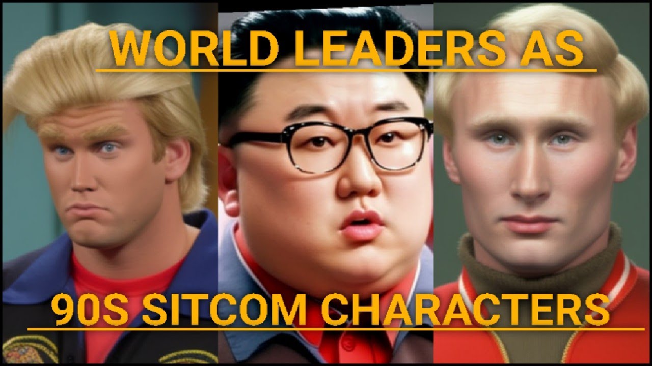 WORLD LEADERS AS 90S SITCOM TV SHOW #donaldtrump #russia #ukraine # ...