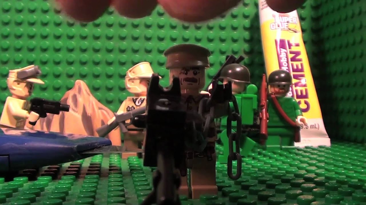 How To Make A Lego WWll Browning Machine-gun TheLegoManiacs - YouTube
