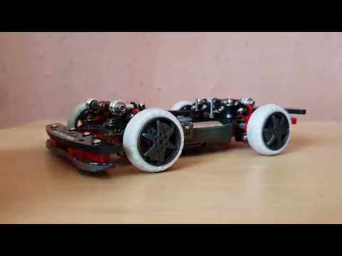 【ミニ四駆】 Tamiya MS Chassis full suspension finished - YouTube