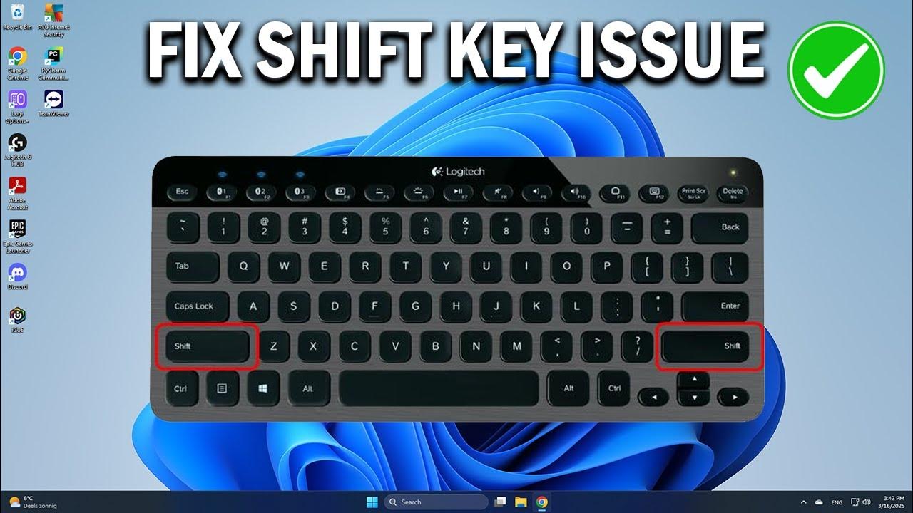 How To Fix Shift Key Not Working on Windows 11 10 - Easy Fix - YouTube