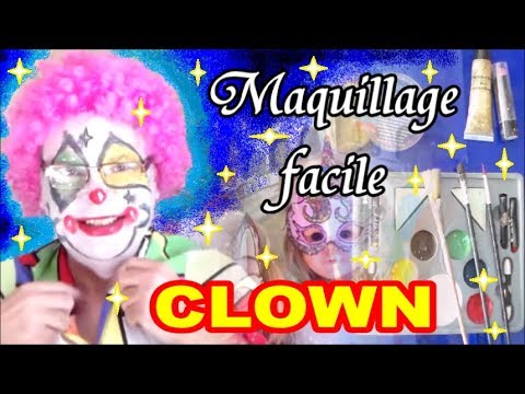 Maquillage de CLOWN et déguisement facile