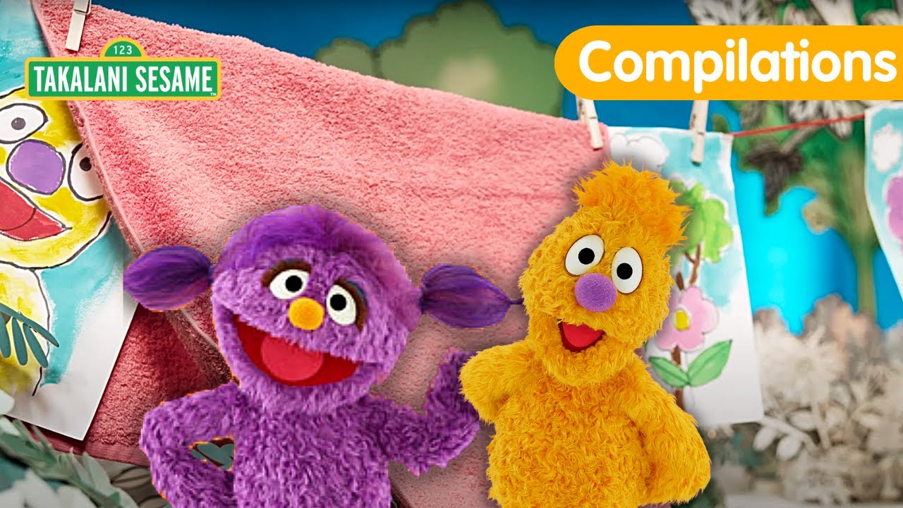 Basma & Jad Work Together To Debut An Art Show & Race Toys! | Takalani ...