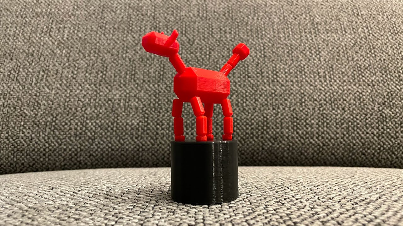 3D Printed Floppy Animal - YouTube
