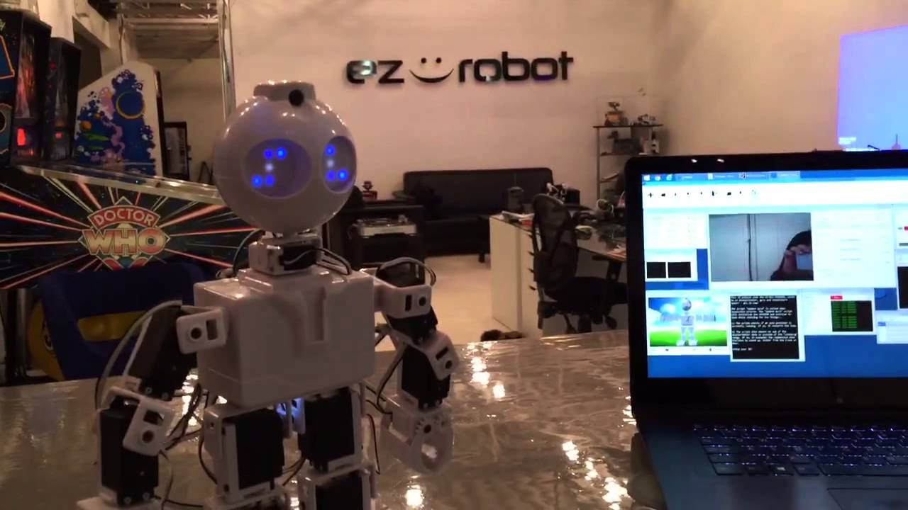 Accelerometer in JD Humanoid - YouTube