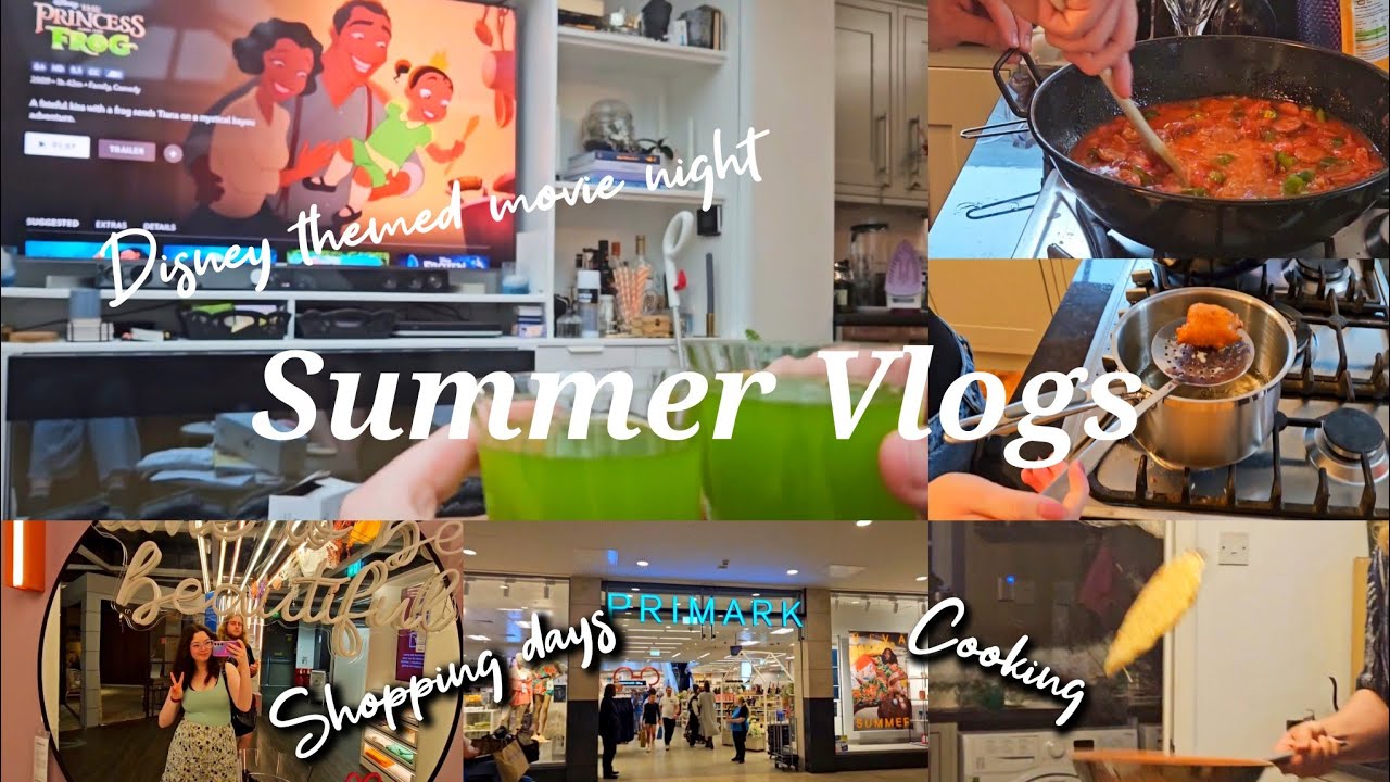 Princess and the Frog movie night, Pancakes and Primark | Summer Vlog 🐸 ...
