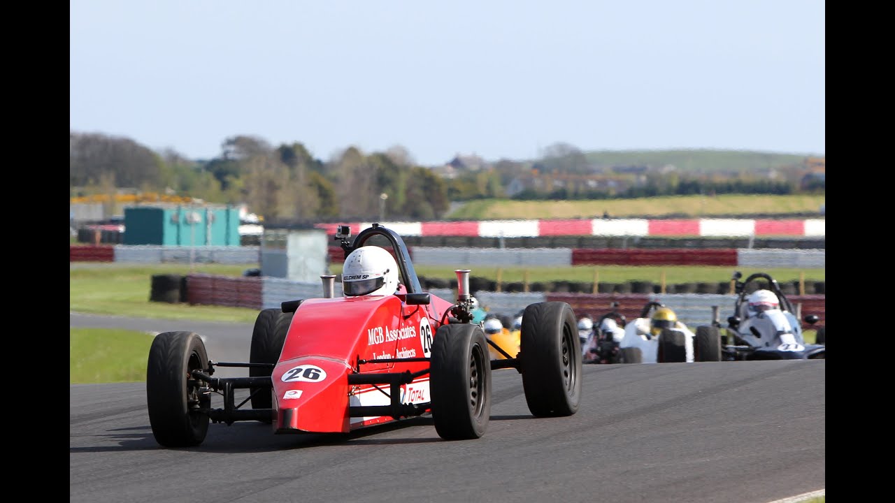 Irish Formula Vee 2015 - Round 4 - Bishopscourt 'A Race' [On Board] P8 ...